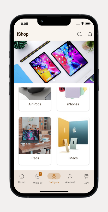 iShop - Functional Multi purpose e-commerce Flutter app by isaiascuvula